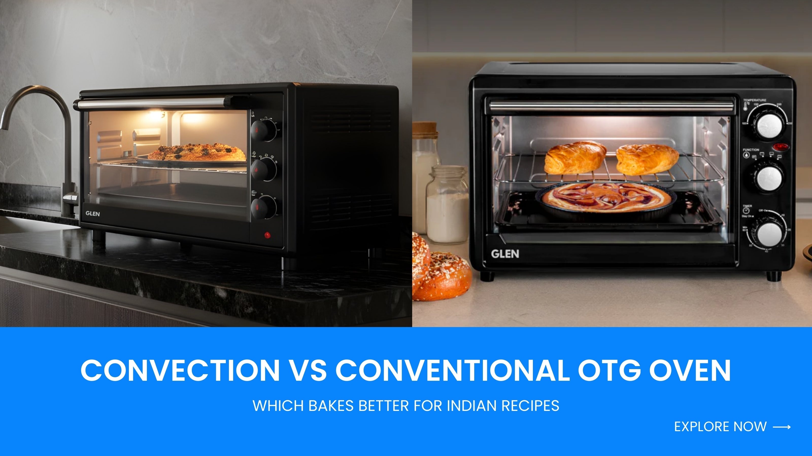 Convection vs Conventional OTG for Baking