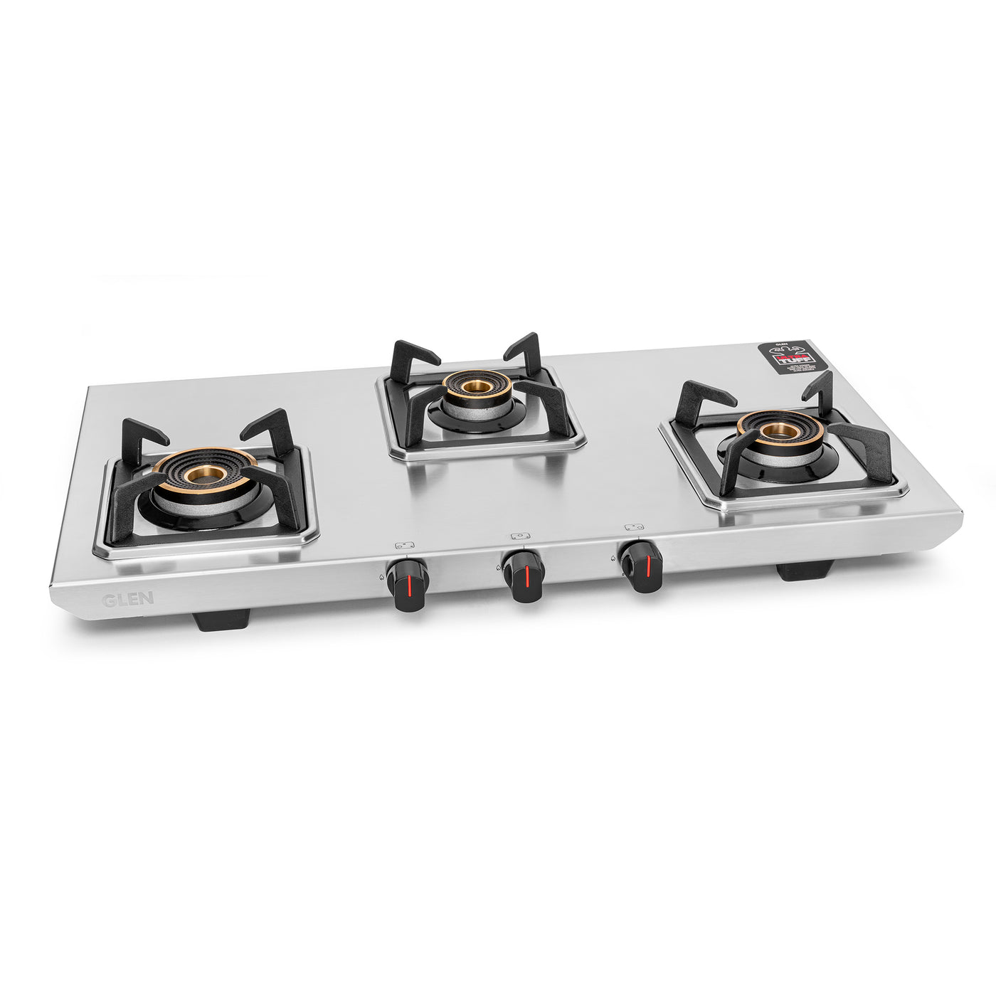 Buy Gas Stove 3 Burner Ultra Tuff Stainless Steel Online | Glen