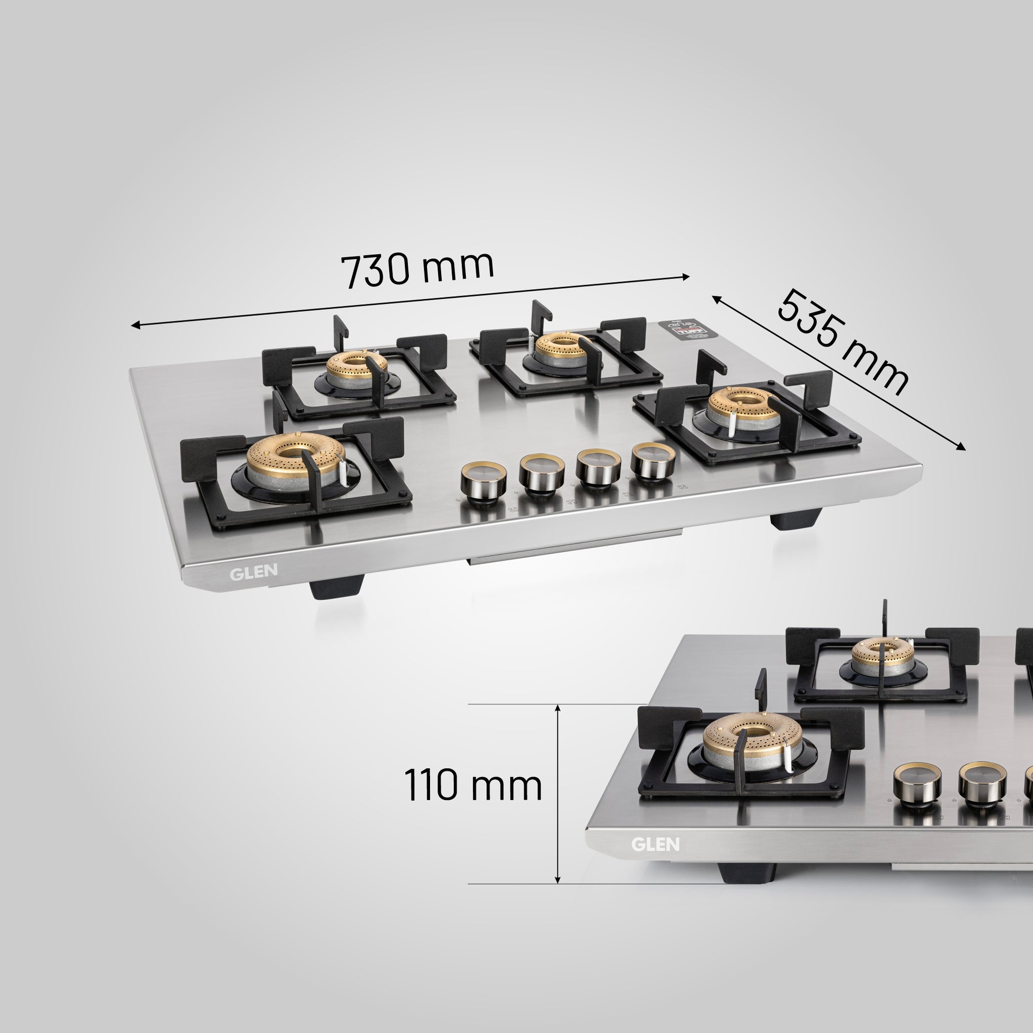 Buy 4 Burner Ultra Tuff Free Standing Hob with Auto Ignition Online