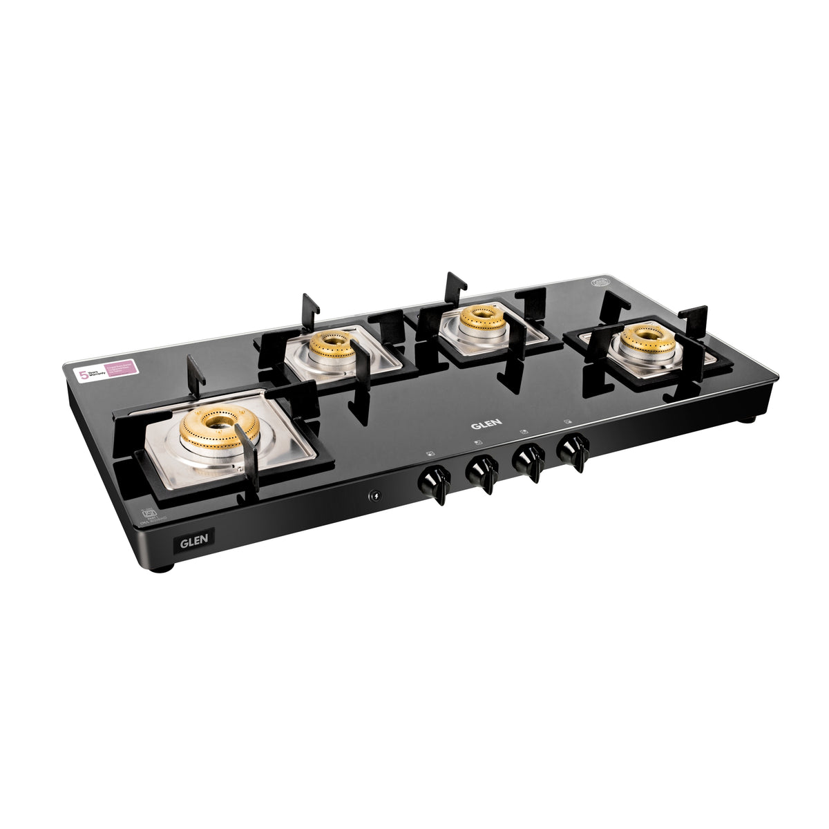 Buy Glen 4 Burner Glass Cooktop 1049 SQ GT Online in India — Glen ...