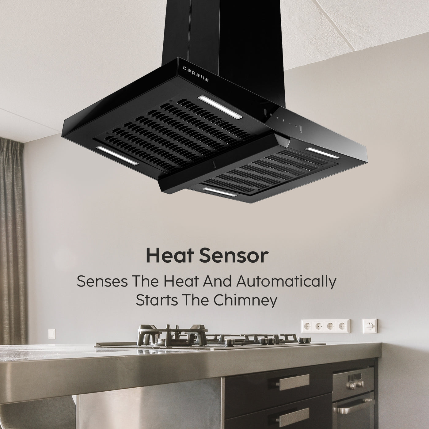 Buy Auto Clean Island Ceiling Mounted Kitchen Chimney 90cm Online