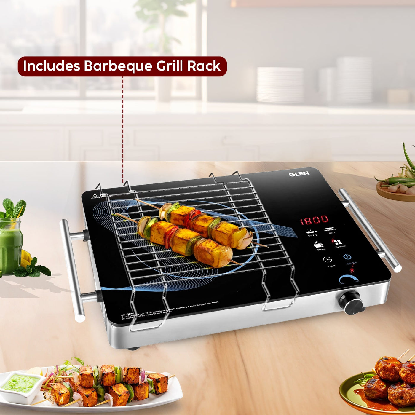 Buy Infrared Cooktop with 3 Preset Cooking Functions at Best Prices