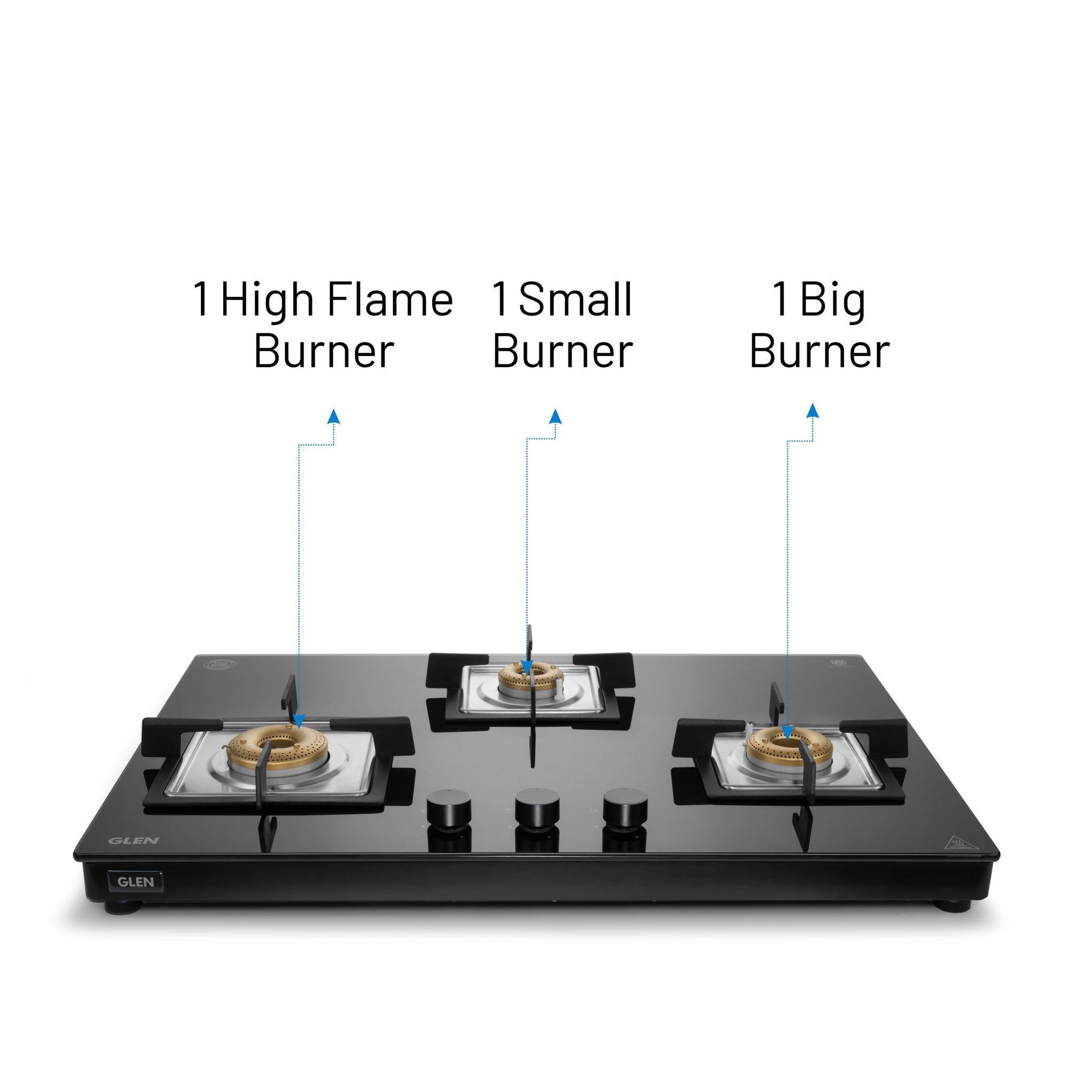 Buy 3 Burner Ultra Slim Free Standing Gas Hob Online at Best Prices