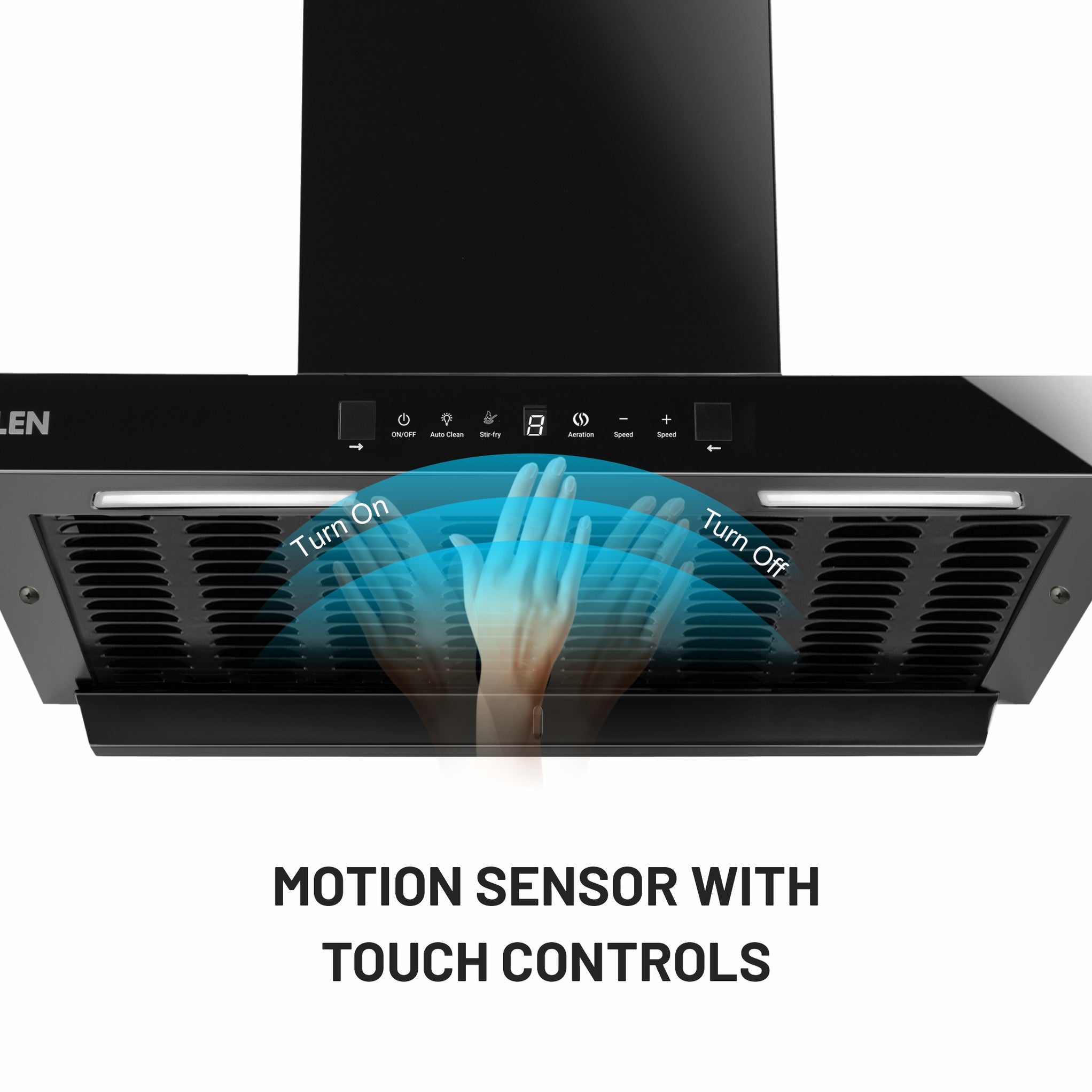 Buy Auto Clean Chimney Filter-less with Heat Sensor 1600 m³/h