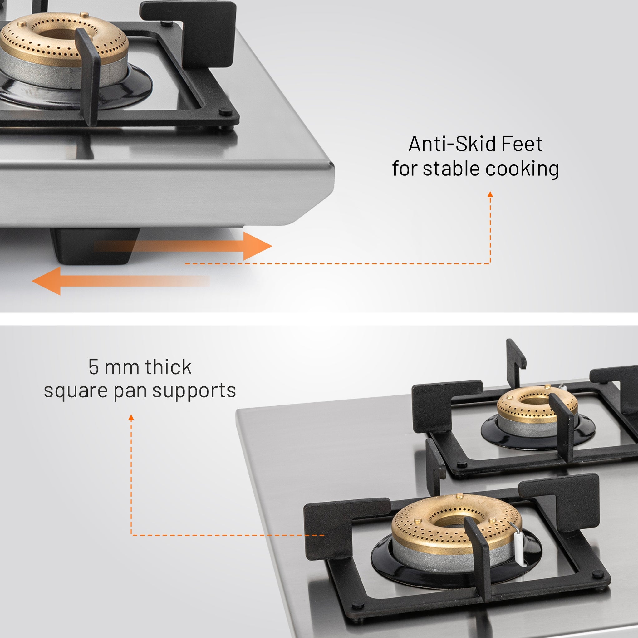 Buy 4 Burner Ultra Tuff Free Standing Hob with Auto Ignition Online