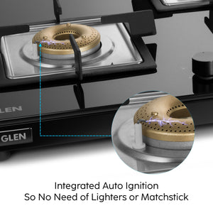Buy Glen Glen 4-Burner Ultra Slim Glass Hob Online at Best Prices