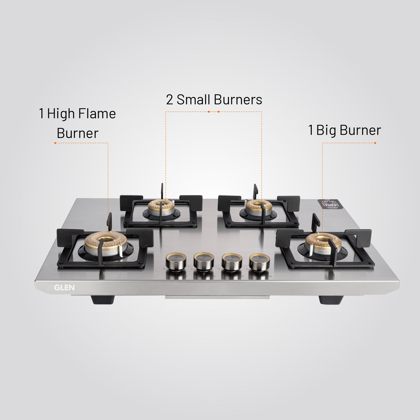 Buy 4 Burner Ultra Tuff Free Standing Hob with Auto Ignition Online