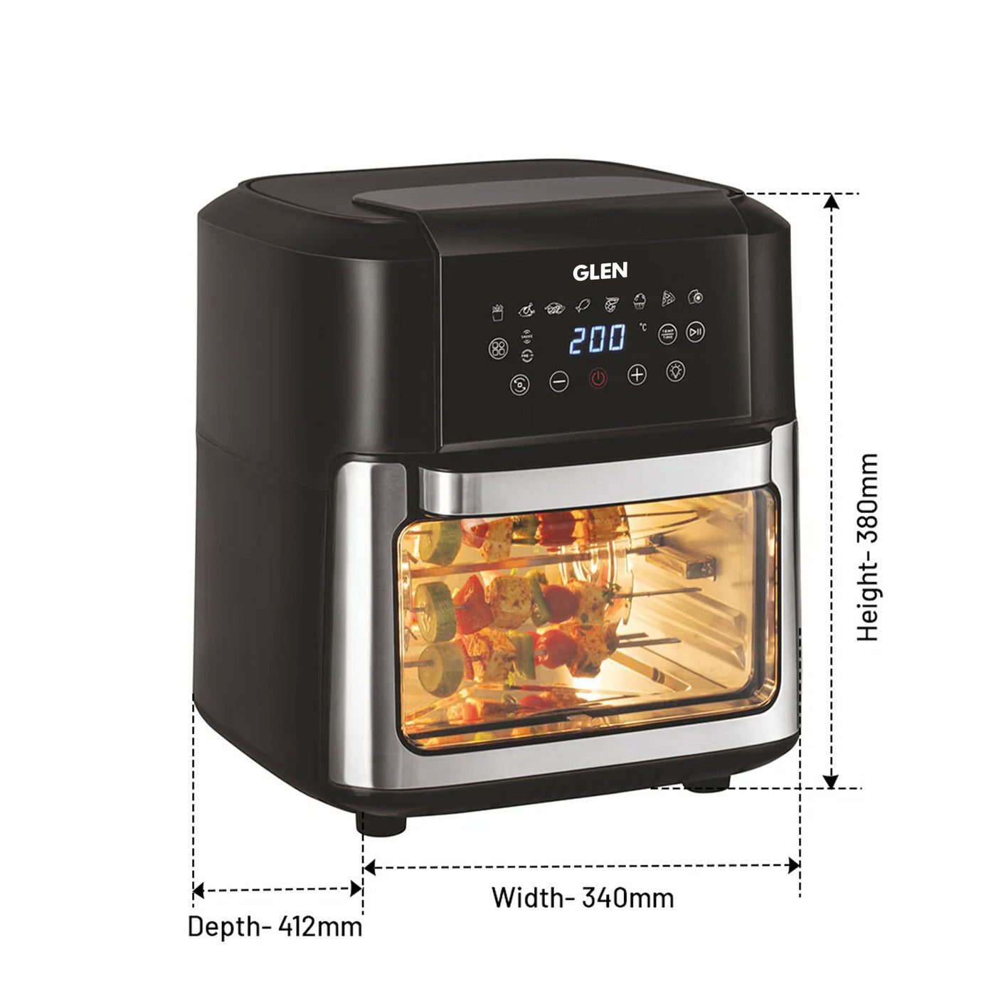 Buy 12 Litre Air Fryer with Digital Control Online at Best Prices