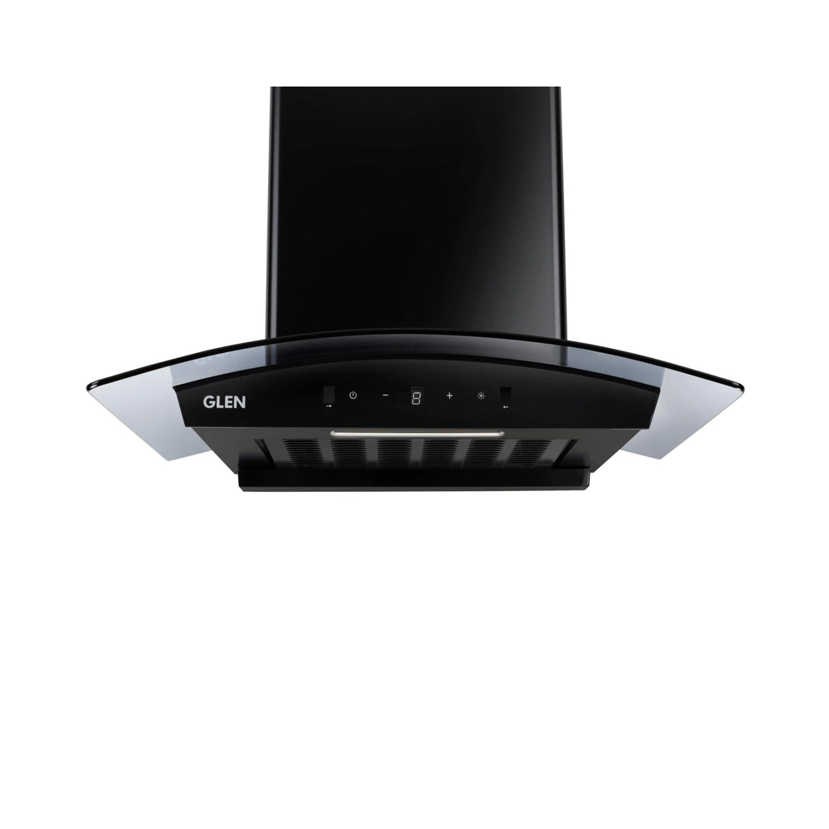 Buy Auto Clean Curved Glass Chimney with Motion Sensor Control — Glen ...