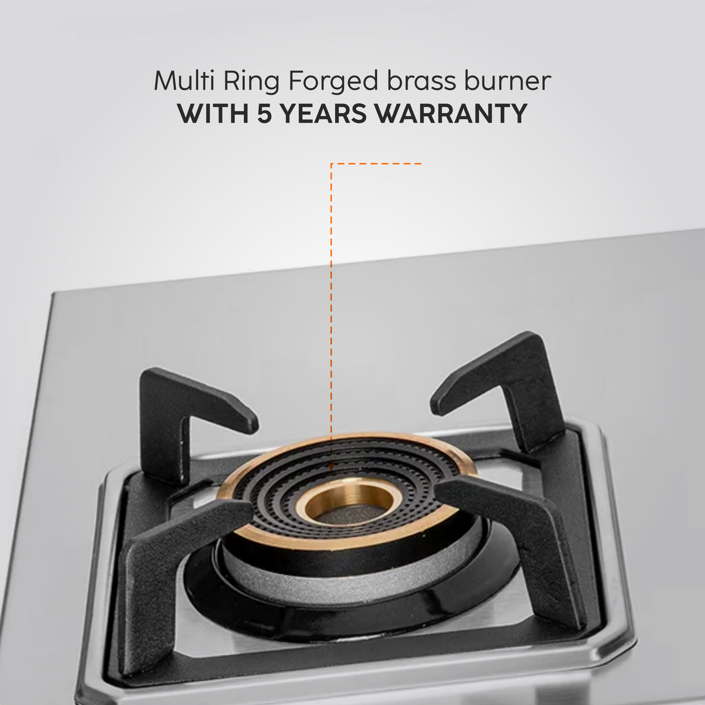 Buy Gas Stove 4 Burner Ultra Tuff Stainless Steel Online | Glen