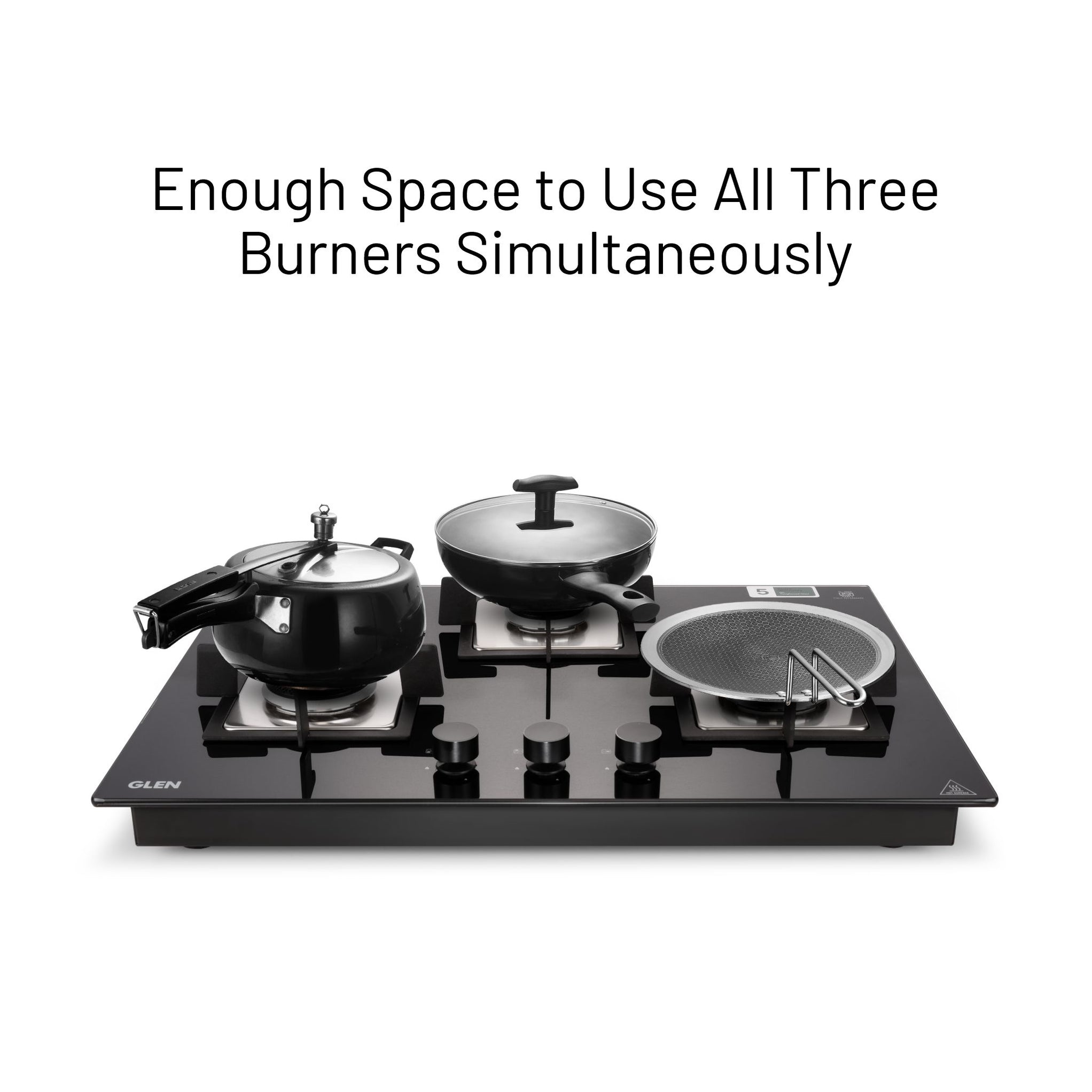 Buy 3 Burner Glass Built-in Hob Top Online at Best Prices in India