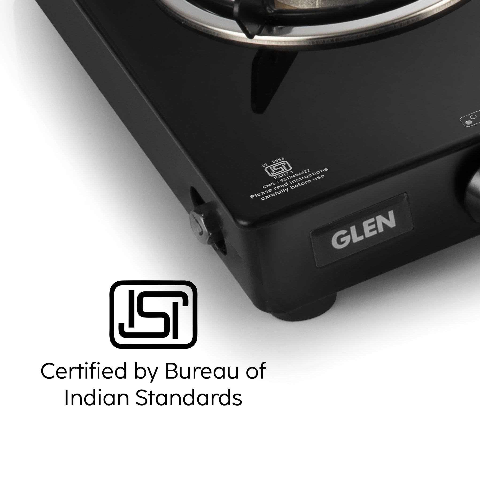 Buy 3 Burner Glass Gas Stove with Brass Burner at Best Prices