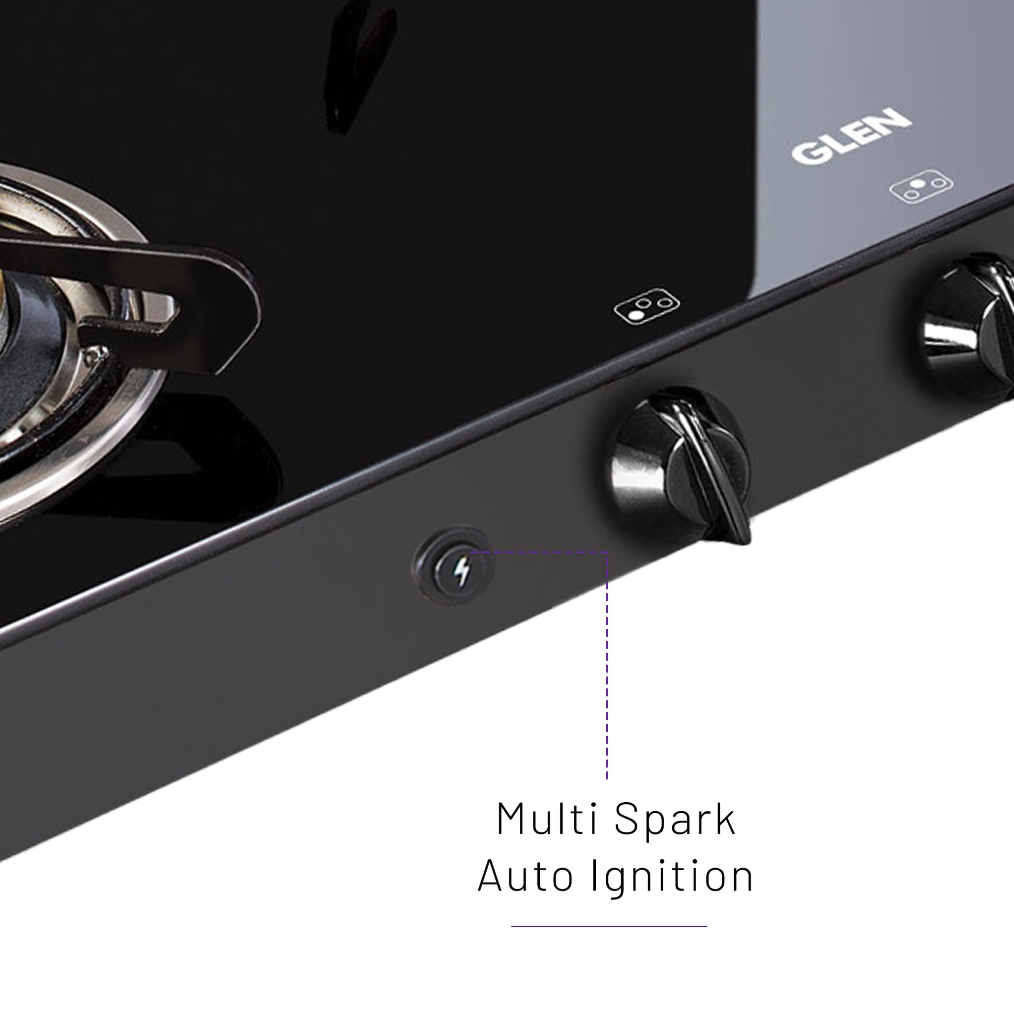 Buy 4 Burner Glass Gas Stove with High Flame at Best Prices