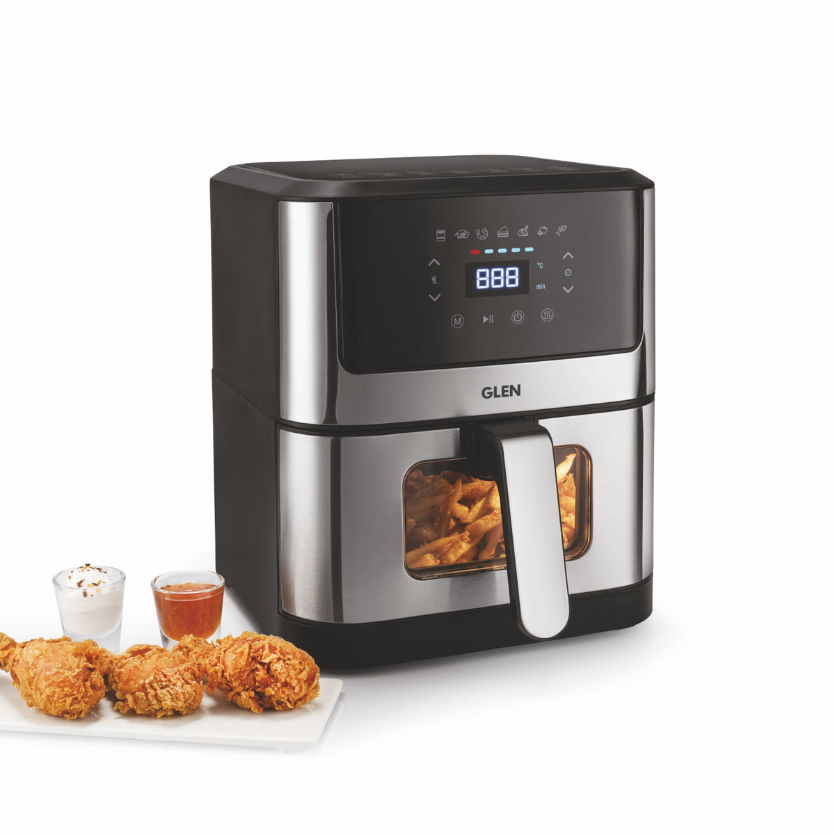 Buy Glen Rapid Fryer Touch 6 Ltr with 7 Presets & Timer — Glen ...