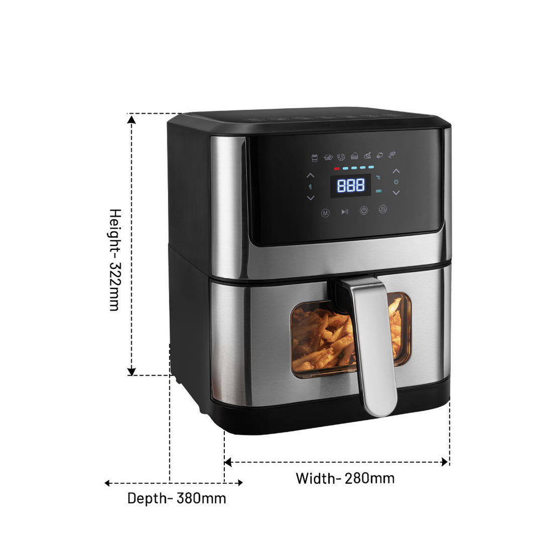 Buy Glen 6L Digital Air Fryer with 7 Presets & Timer