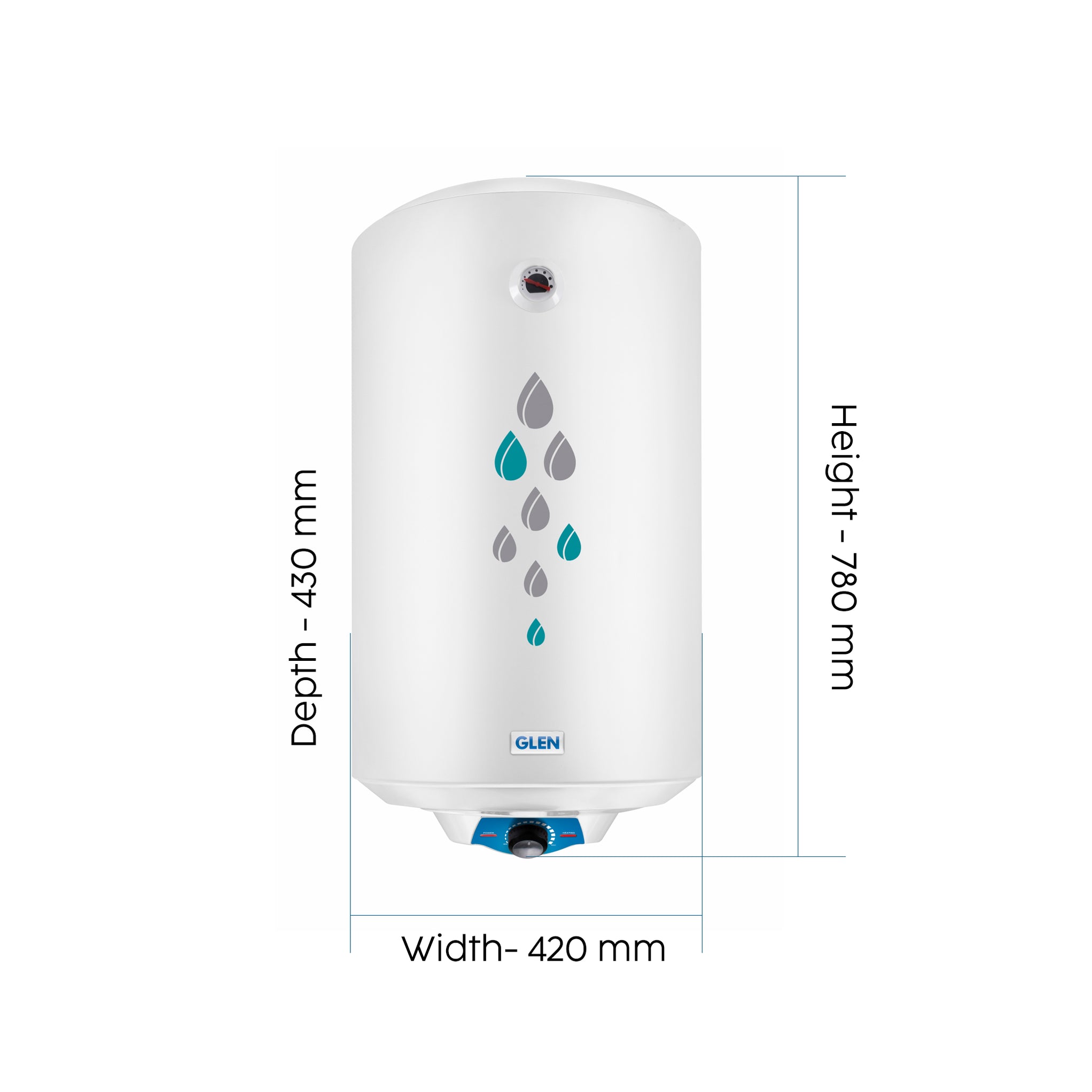 Buy 5-Star 50 Litre Water Heater 2000W with Temperature Control