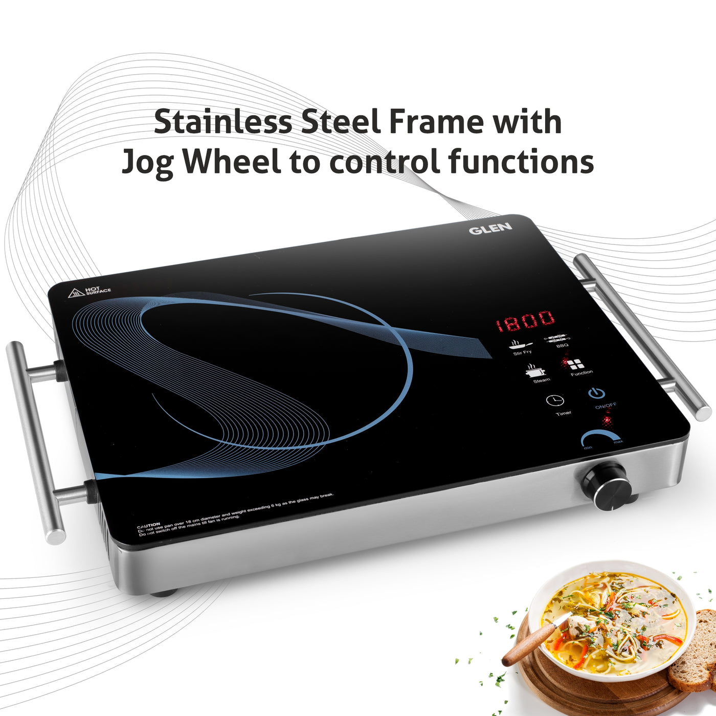 Buy Infrared Cooktop with 3 Preset Cooking Functions at Best Prices