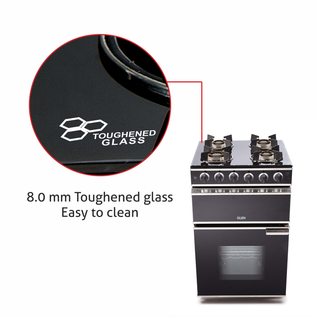 Buy Glen LPG Cooking Gas Range 2014 DB AI | 4 Double Ring Burners