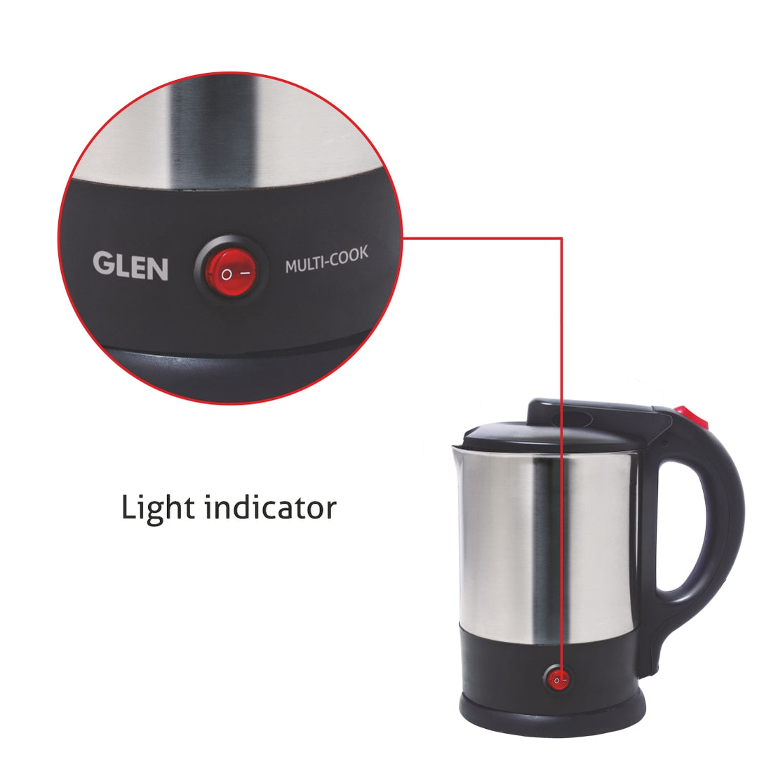 Buy Glen Multi-Function Kettle 9014 - 1.5L Stainless Steel