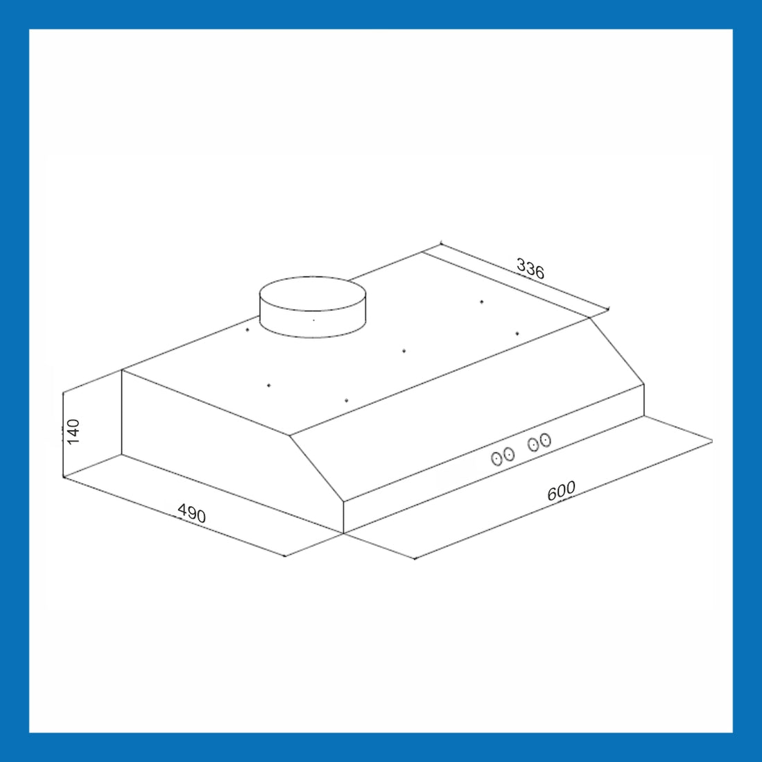 Buy Ductless Straight Line Electric Chimney 60cm at Best Price