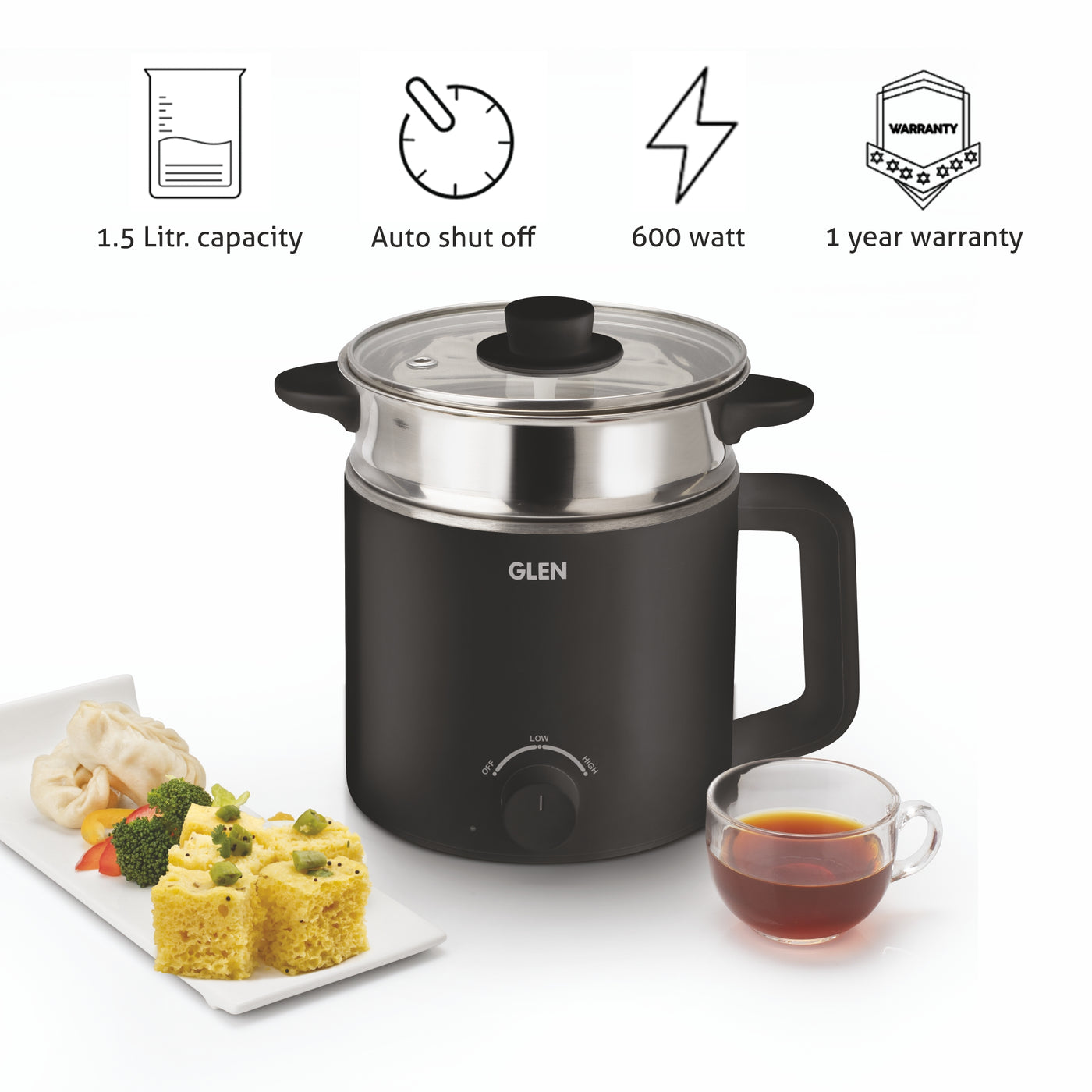 Buy Multi Cook Electric Kettle 9016 with 1.5 Ltr at the Best Price ...