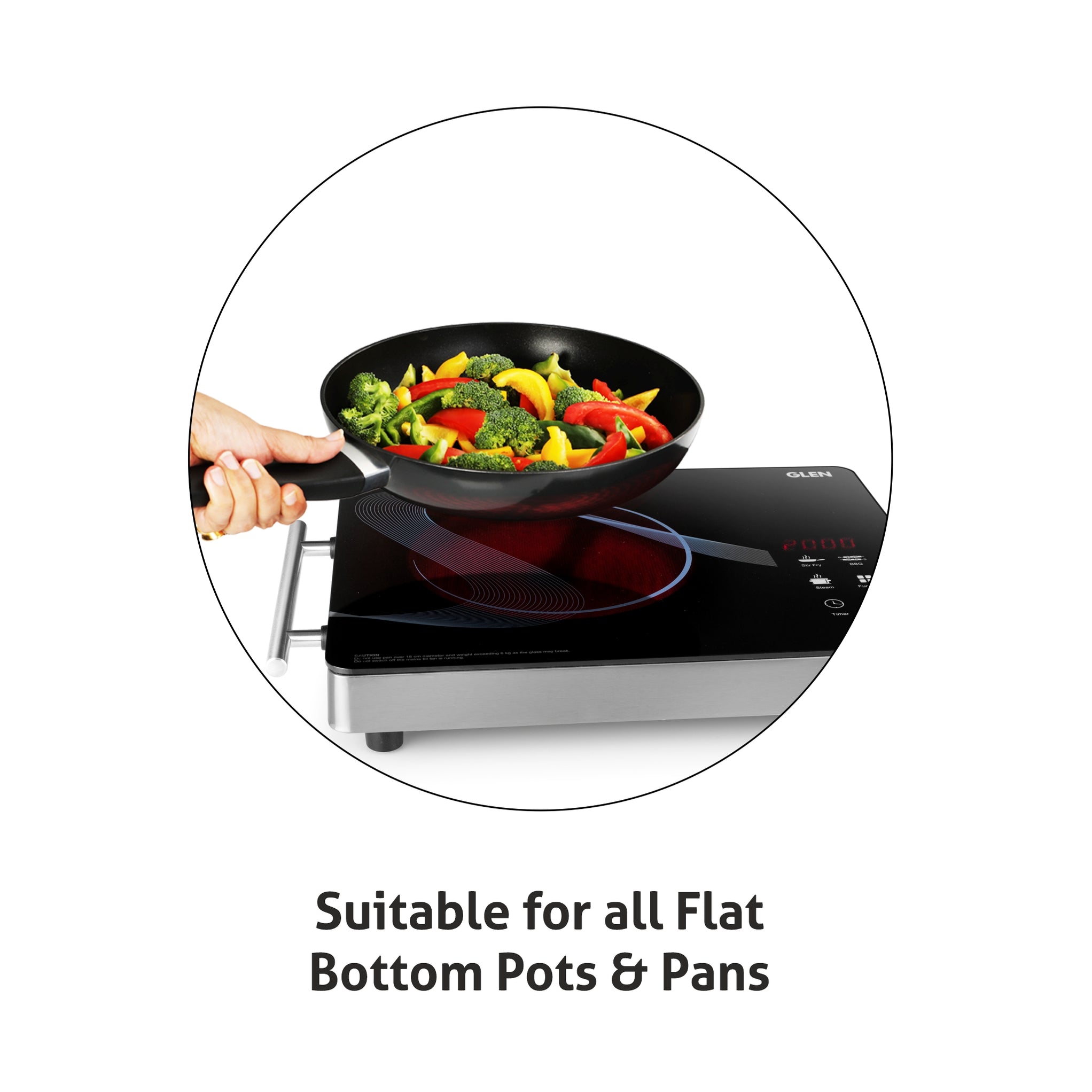 Buy Infrared Cooktop with 3 Preset Cooking Functions at Best Prices