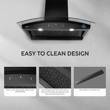 Buy Smart Auto Clean Filter less Chimney 60/76/90cm Online